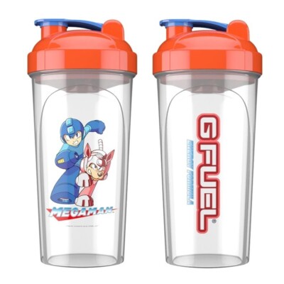 G Fuel Mega Man Rush Dog Collector's Box Tall Shaker Cup ONLY Mixer ...