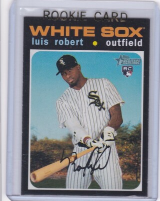 LUIS ROBERT ROOKIE CARD Chicago White Sox 2020 Topps Heritage High ...