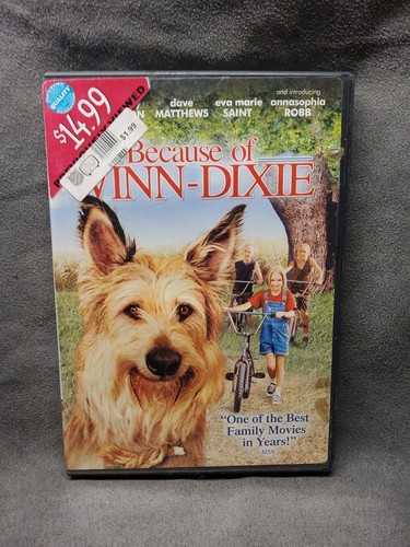 Because of Winn-Dixie (DVD, Wide & Full Screen,2005) Jeff Daniels/ Dave ...