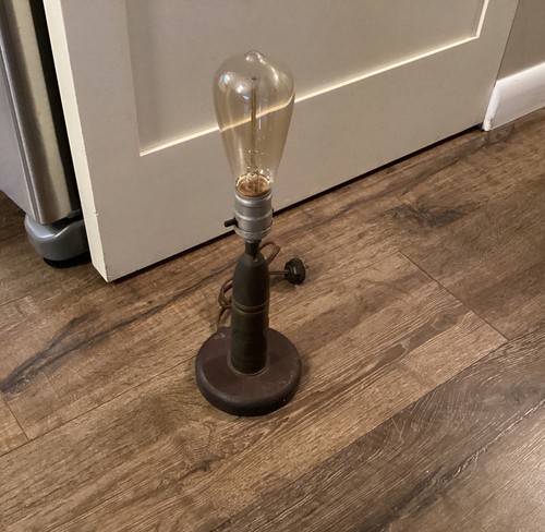 WWI Trench Art Bullet Shell Lamp Mortar Shell Lamp PA Regiment US Army ...