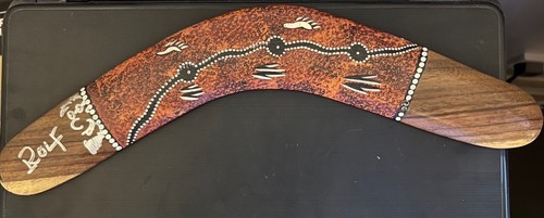 Rolf Harris Signed Boomerang C/w Rolfaroo Autograph Signed | eBay UK