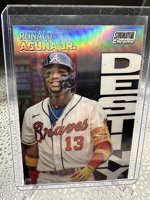 2022 Topps Stadium Club Chrome Destiny Ronald Acuna Refractor Braves ...