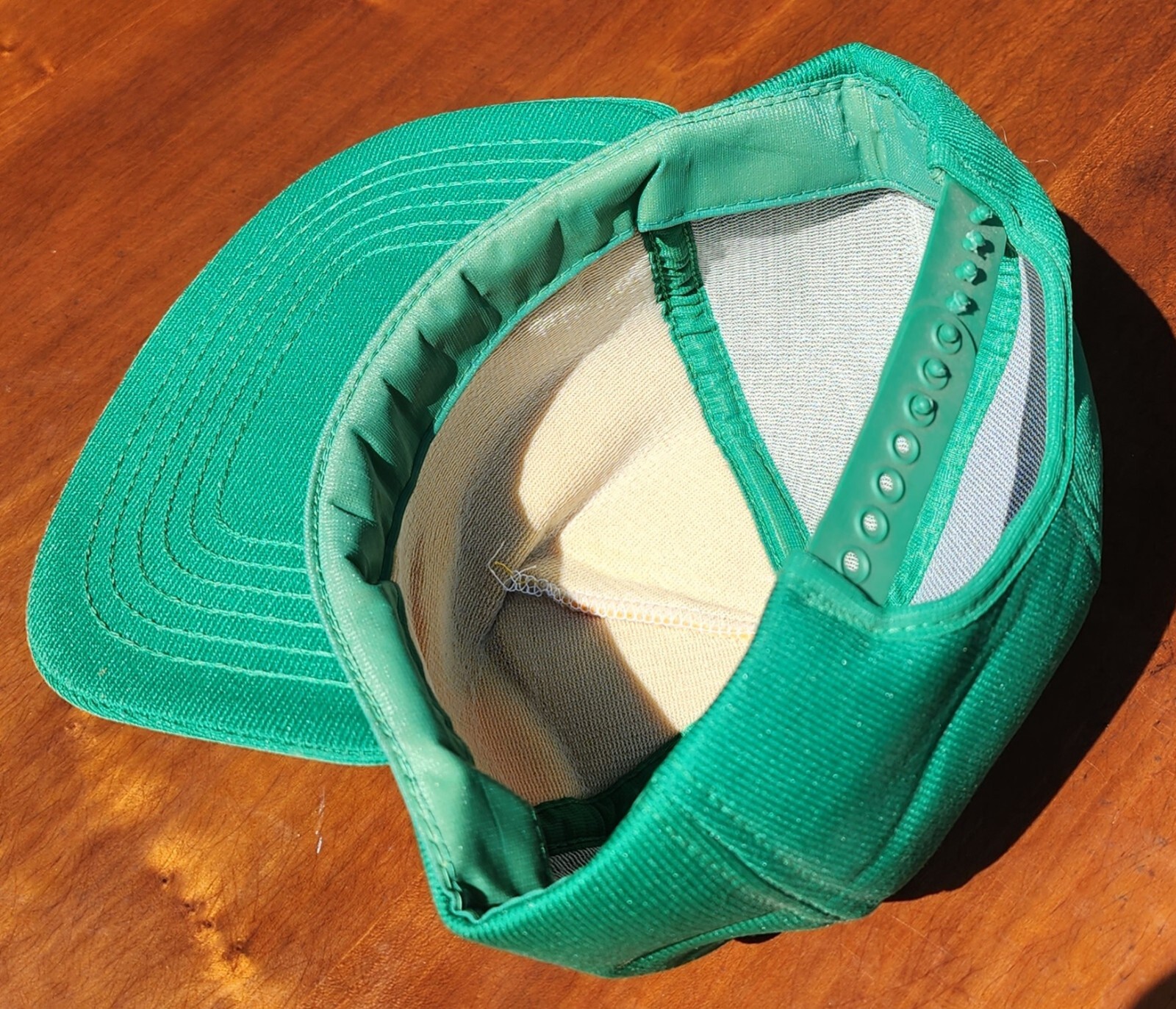 Ti-Brook Inc Yellow Green Hat Cap Green Snapback Adjustable Made In USA ...