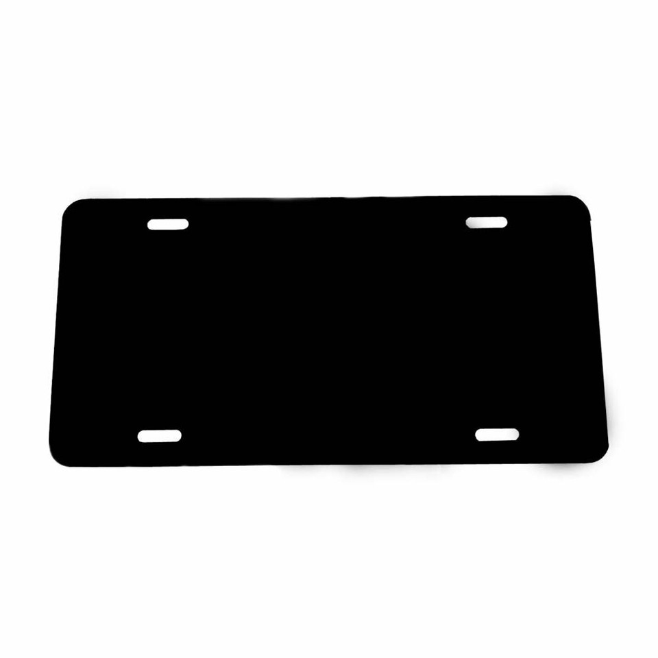 BLACK PERSONALIZED CUSTOM ALUMINUM LICENSE PLATE Car Tag (Your Name ...