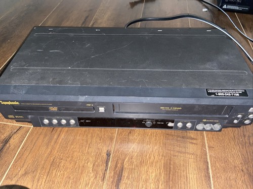 Symphonic WF803 VHS Player VCR Recorder & DVD / CD Player Combo Tested ...