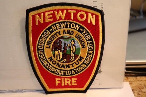 fire patch NEWTON FIRE MASSACHUSETTS | eBay