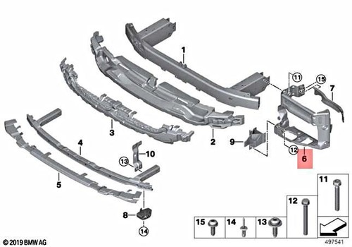Genuine BMW Alpina B7 G11 G12 G14 G15 G30 Crash Reinforcement Left ...