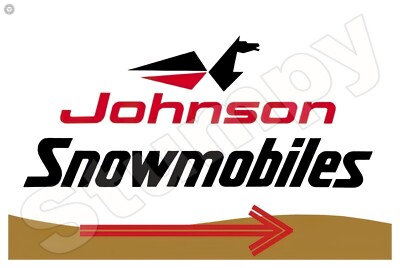 Johnson Snowmobiles Metal Sign 9" x 12" or 12" x 16" | eBay