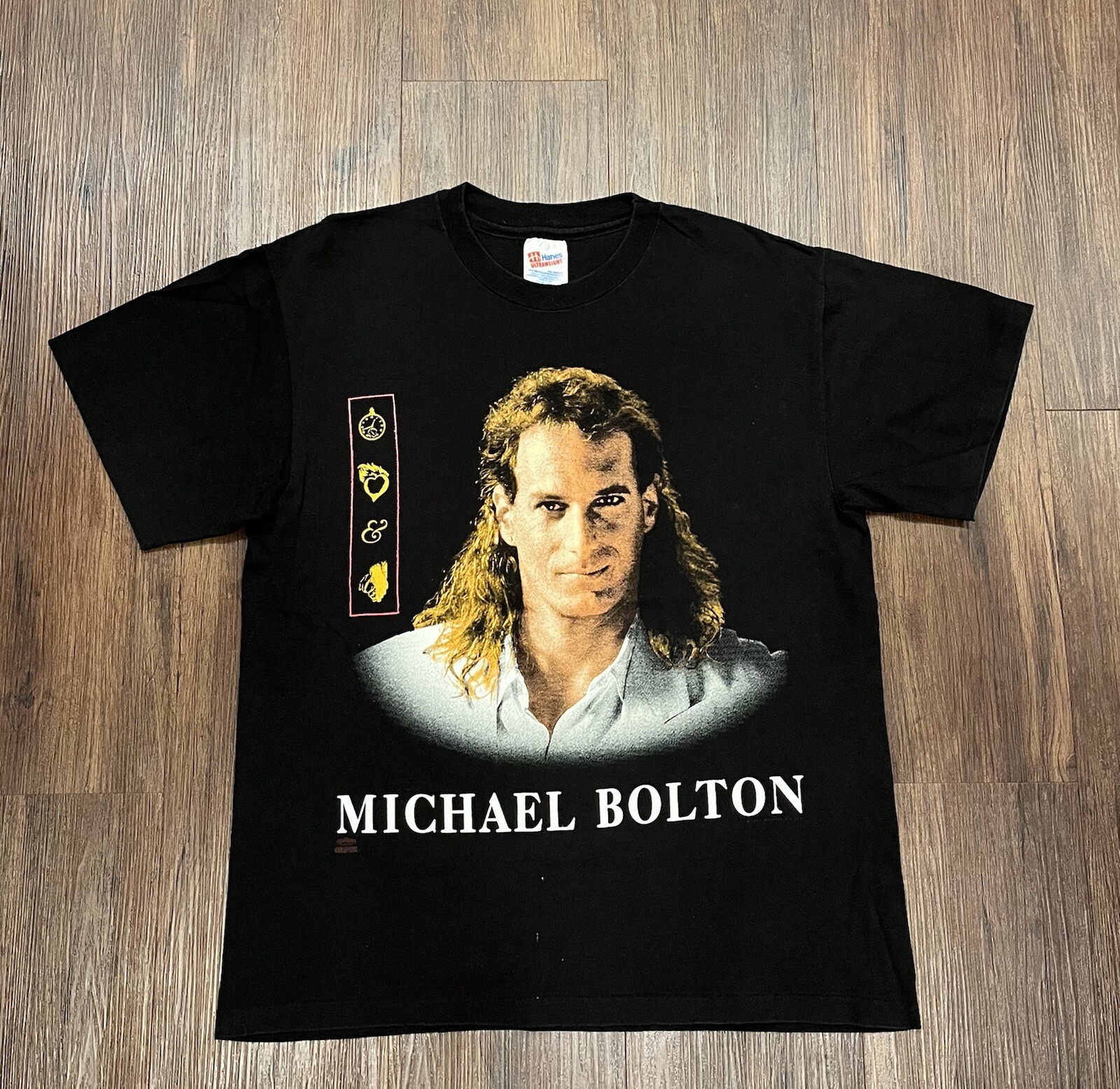 Vintage 1993 Michael Bolton Holiday Tour Winterland T… - Gem