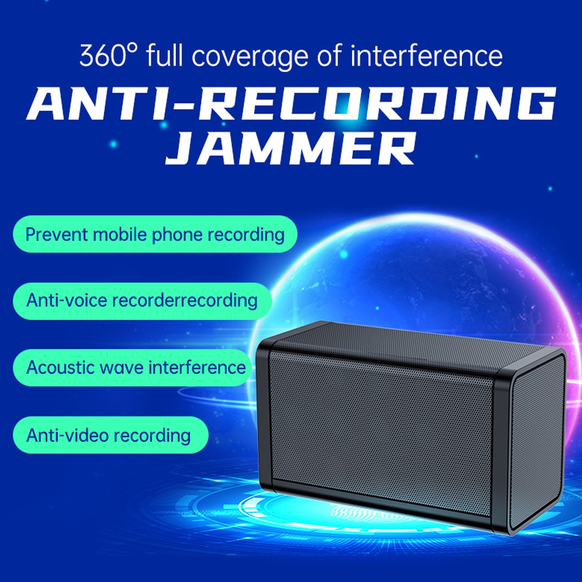Recording Blocker Ultrasonic Interference Sound Source Low Frequency ...