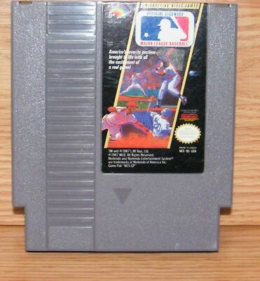 Major League Baseball (Nintendo Entertainment System, NES) **CARTRIDGE ...