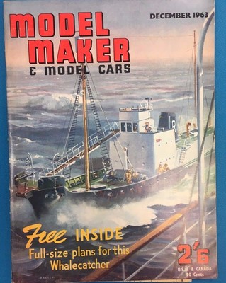 MODEL MAKER & MODEL CARS Magazine December 1963 published in Great ...