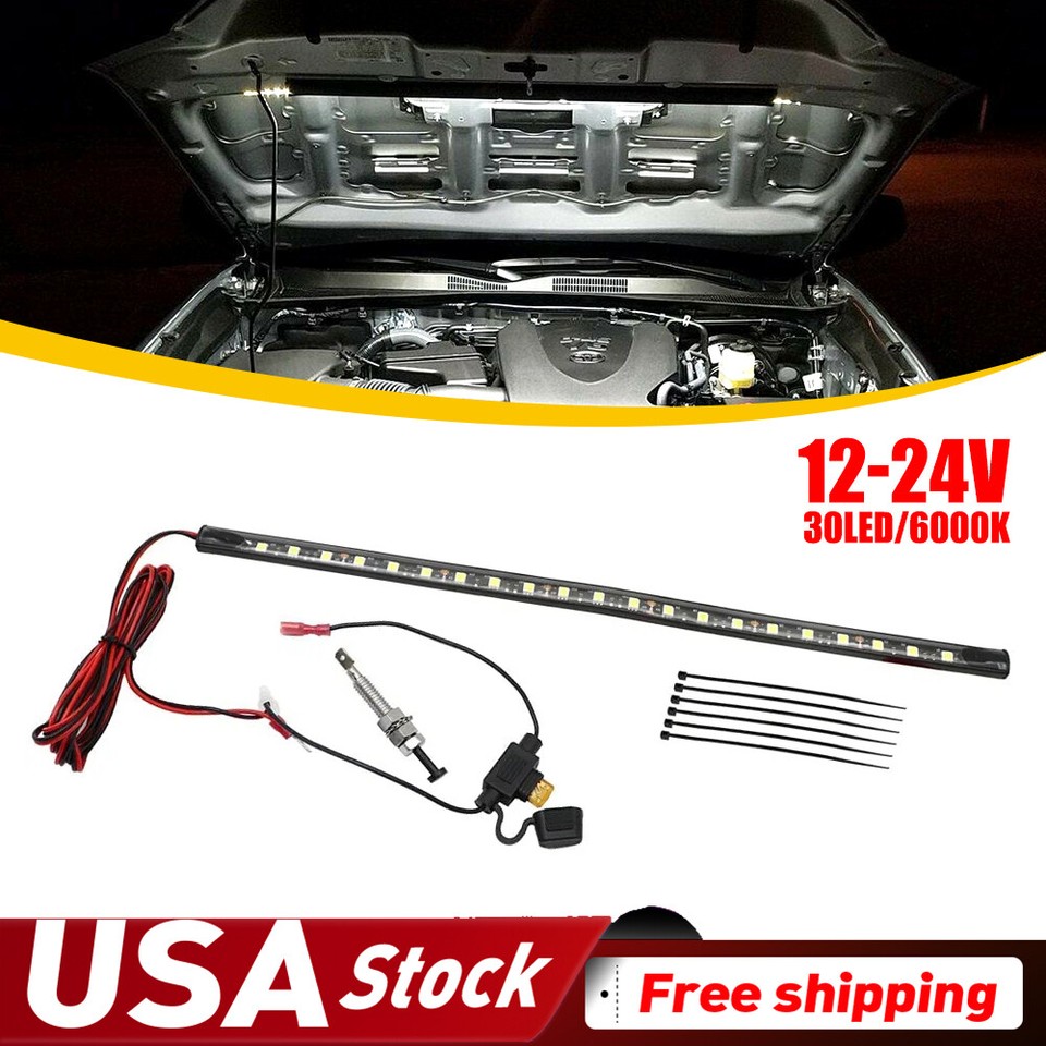 Car Hood Work Light Inspection Under Hood LED Light Kit with Automatic ...