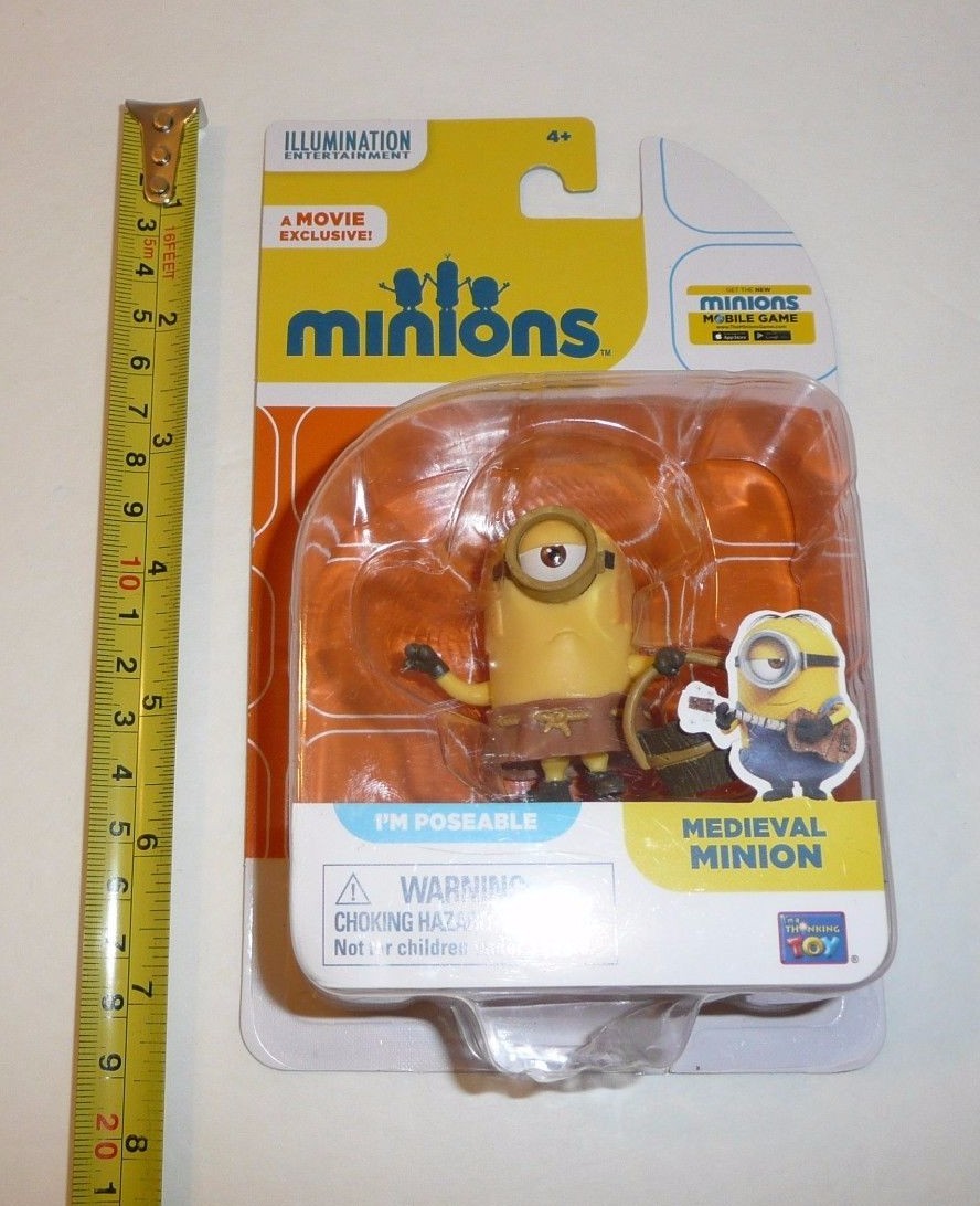 Minions Medieval Minion Action Figure w/ Bucket of Water Cute Movie ...