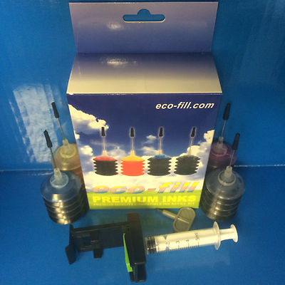 EcoFill Canon Pixma TS3350 TS 3450 3350 3450 Ink Cartridges Refill Kit ...