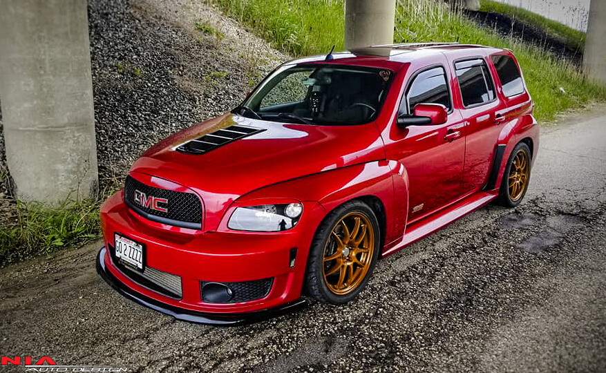 Chevy HHR SS Front Splitter Lip Kit Bodykit - Factory Black | eBay