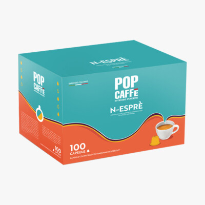 1200 Capsules Pop Caffè Nesprè N-Esprè Ex Naos Crémeux Compatible ...