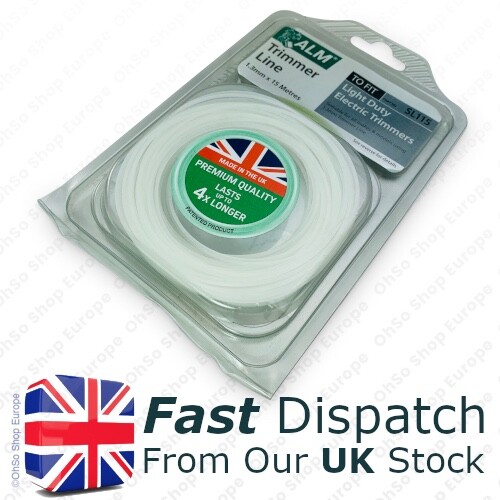 Strimmer Line Cutting Cord Light Duty For Electric Grass Trimmers 1.3mm ...