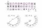 OVEN TEMPERATURE REPLACEMENT DECALS 50-250 44mm INNER DIA OVEN SYMBOL ...