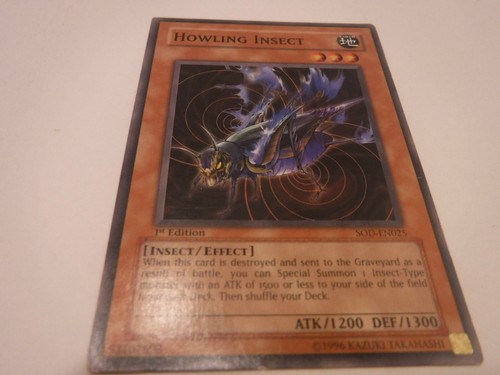 Yugioh! Howling Insect 1st Edition SOD-EN025 | eBay