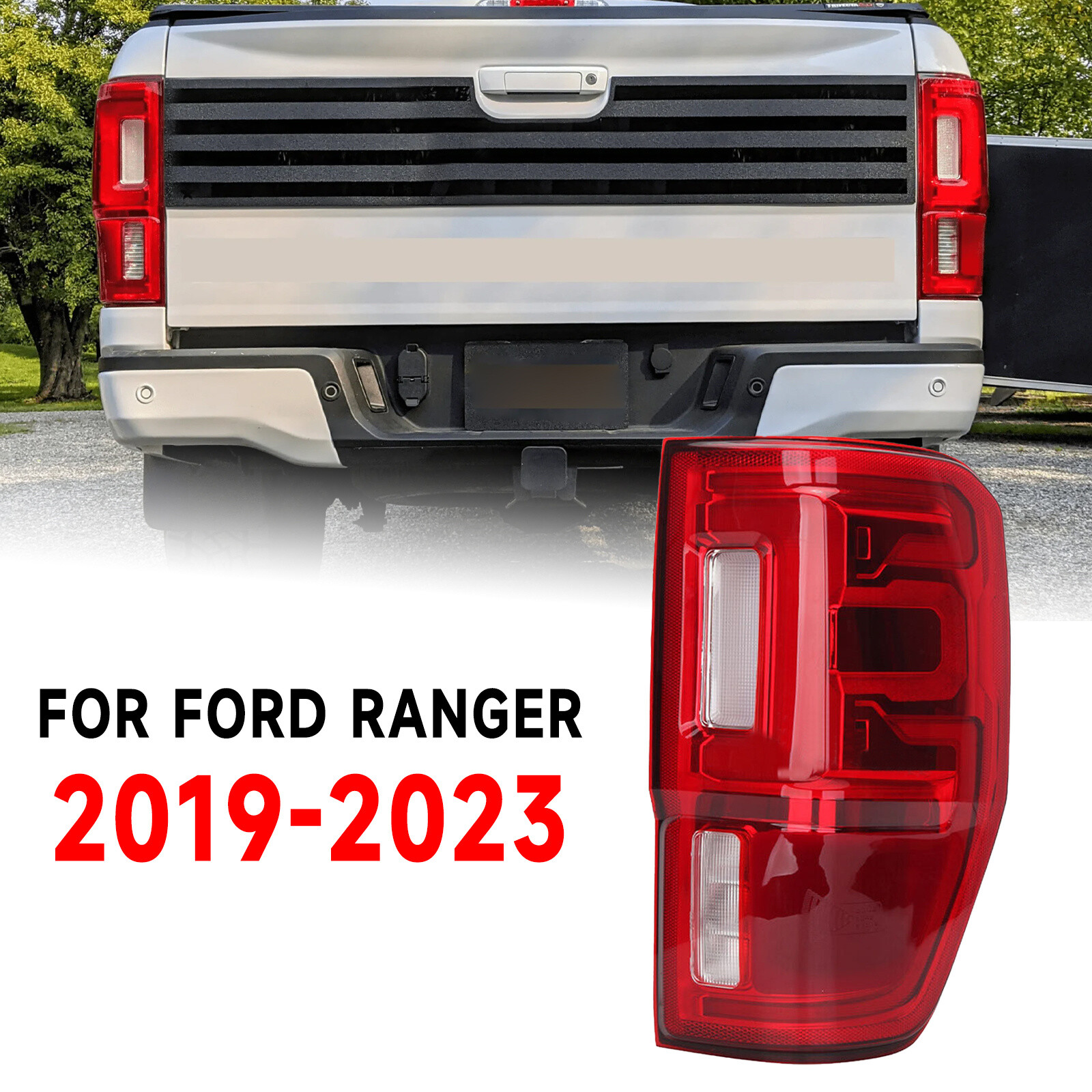 Right Passenger LED Tail Light Brake For Ford Ranger 2019-2022 2024 W ...