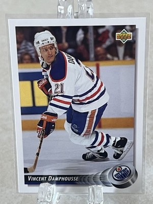 VINCENT DAMPHOUSSE 1992-93 Upper Deck #307 Edmonton Oilers | eBay