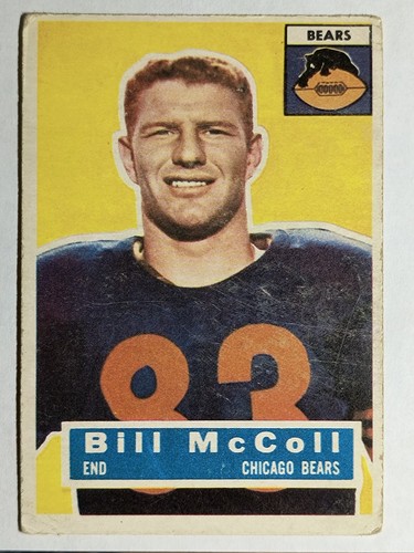 1956 Topps #83 Bill McColl (VG) | eBay