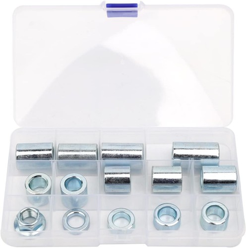 13Pcs M12 Industrial Steel Spacer Sleeve Bushings Fit for 12mm classic ...