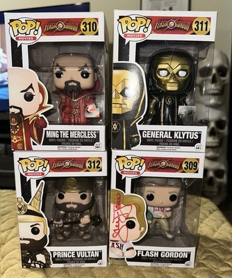 Funko Pop! Vinyl: Flash Gordon - Flash Gordon(SIGNED), Ming, Klytus ...