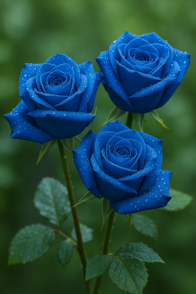 20 Blue Rose Seeds – Rare and Striking Blooms for an Enchanting Garden ...