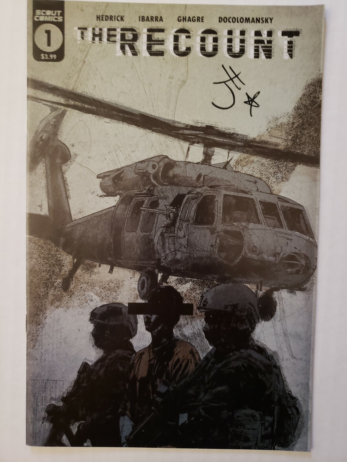 RECOUNT #1 3rd Print | Scout | 2021 Signed by Jonathan Hedrick | eBay