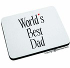 WorLD'S BEST DAD Mouse Pad Happy Fathers Day Gift Dad | eBay