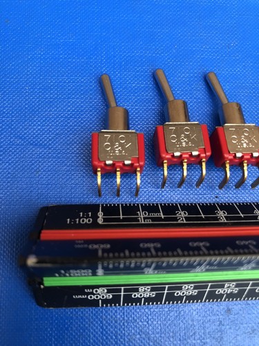 7101 C&K TOGGLE SWITCH SPDT SURFACE MOUNT - 1 PIECE 5mm PITCH - FREE ...