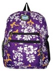 Hawaii Spirit Hawaiian Print School Backpack Travel Beach Shopping ...