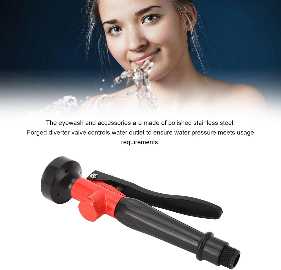 Eyewash Station Drench Hose Eye Wash Station, DN15 Handheld Eye Wahing ...