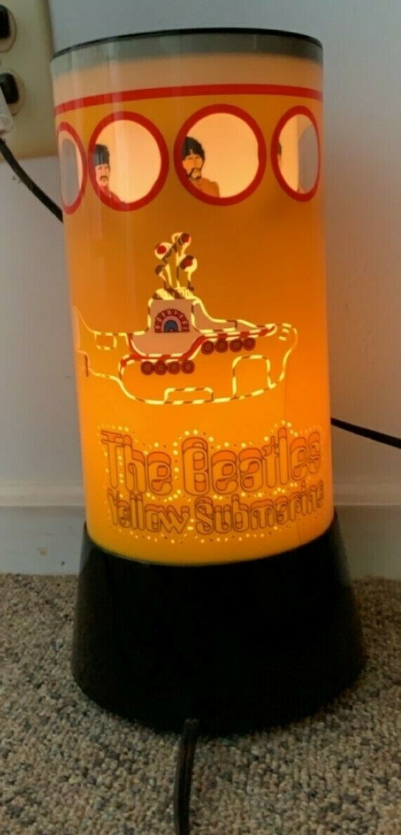 Rabbit Tanaka The Beatles Yellow Submarine Rotating Lamp | eBay