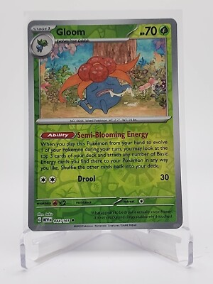 44/165 Gloom [Reverse Holo] Pokémon TGC Scarlet & Violet - 151 | eBay