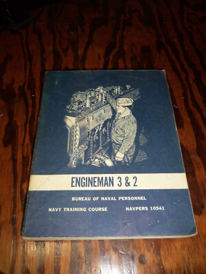 Navy Training Manual Book - Engineman 3 & 2 - 1964 First Edition | eBay