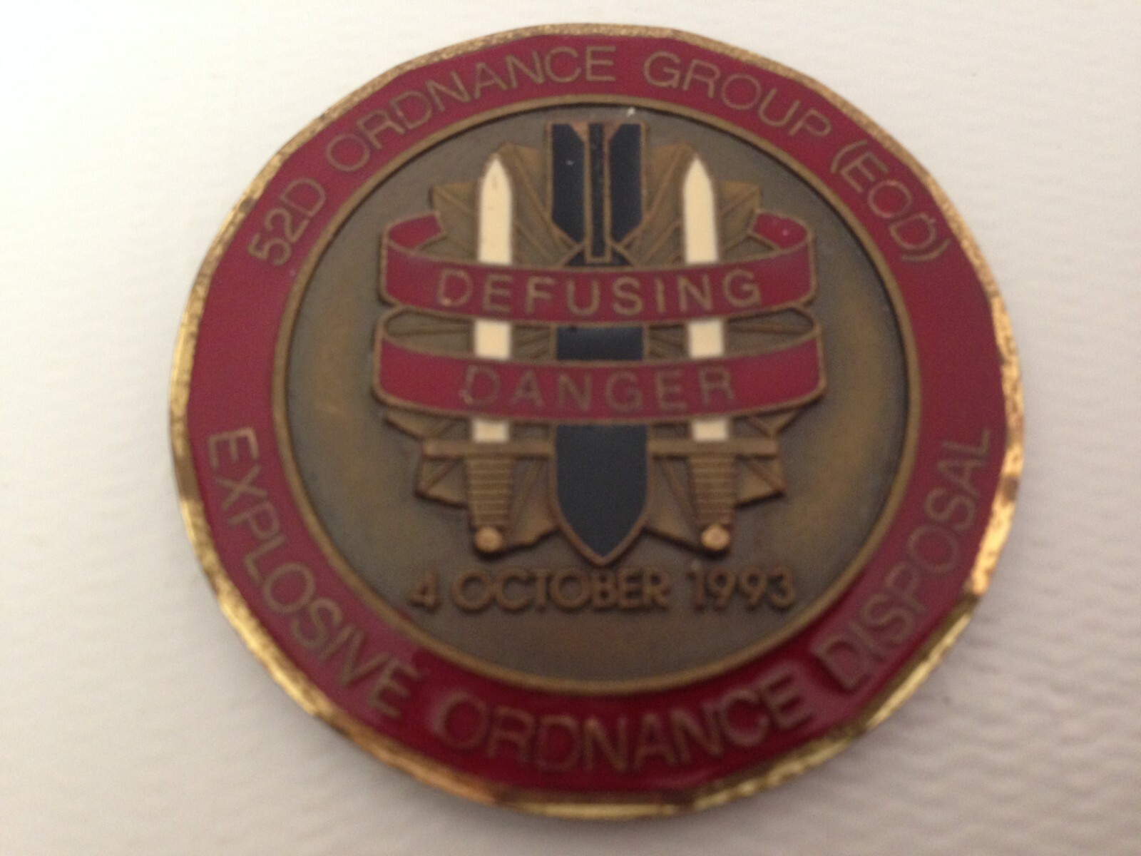 52D Ordnance Group (EOD) Explosive Ordnance Disposal 1993 Challenge ...