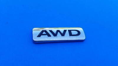 FORD AWD REAR TRUNK GATE LID CHROME EMBLEM LOGO BADGE SYMBOL SIGN USED ...