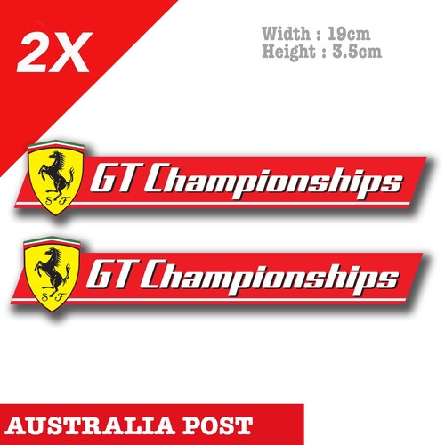 Ferrari GT Championships Banner, Ferrari Logo Banner Italian Decal ...