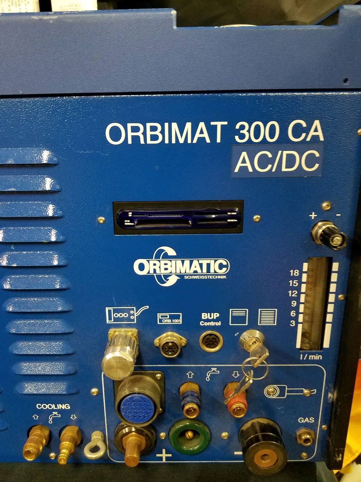 orbitalum orbimatic orbimat 300 CA AC DC orbital tube tig welder ITW EH ...