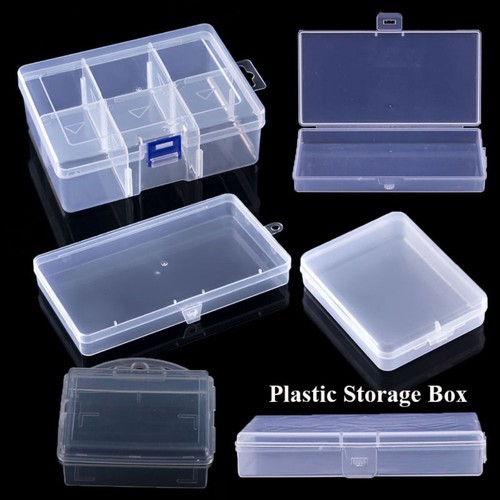 Plastic Storage Box Square Packing Boxes Power Tools Holder | eBay
