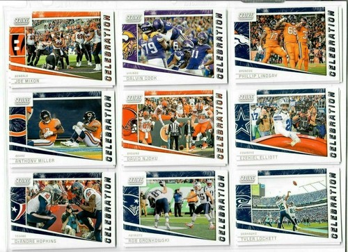 2019 Panini Score Football CELEBRATIONS You Pick ZEKE LINDSAY GRONK ...