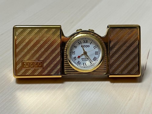 Zippo Clock Gold Table Watch Pocket Watch | eBay