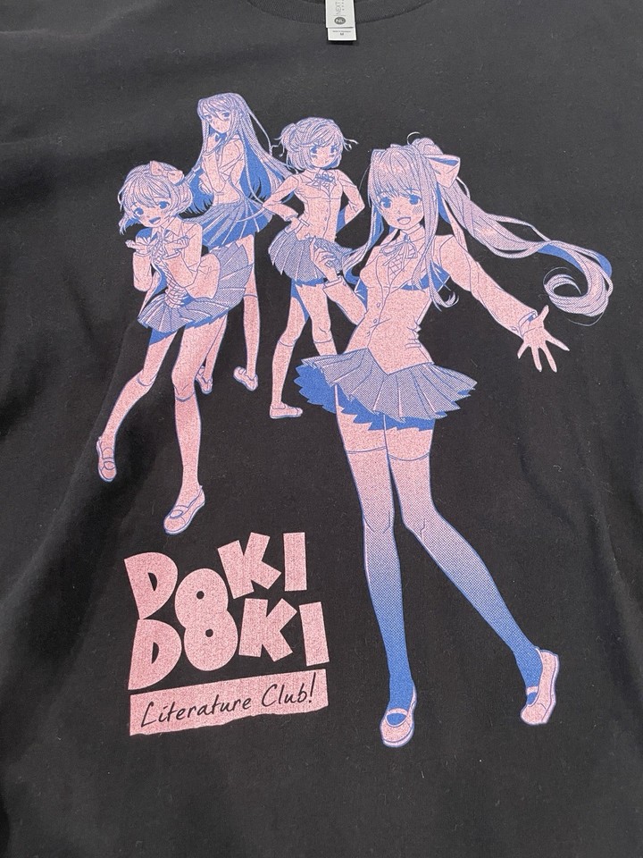 Doki Doki Literature Club “Title screen” Shirt Size Medium Official ...