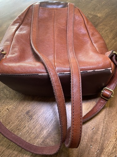 Fossil Felicity Brown Leather Mini Backpack | eBay