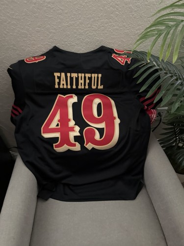 100% New Authentic Nike 49ers Faithful Rivalry Jersey. No: 49 Sz: XL | eBay