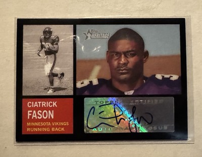 2005 Topps Heritage - Real One Autographs Ciatrick Fason #ROA-CF (AU ...