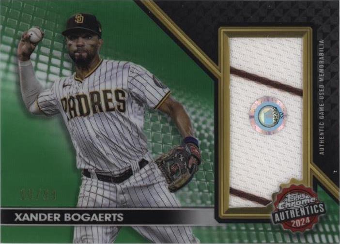 2024 Topps Chrome - Topps Chrome Authentics Xander Bogaerts #TCA-XB ...